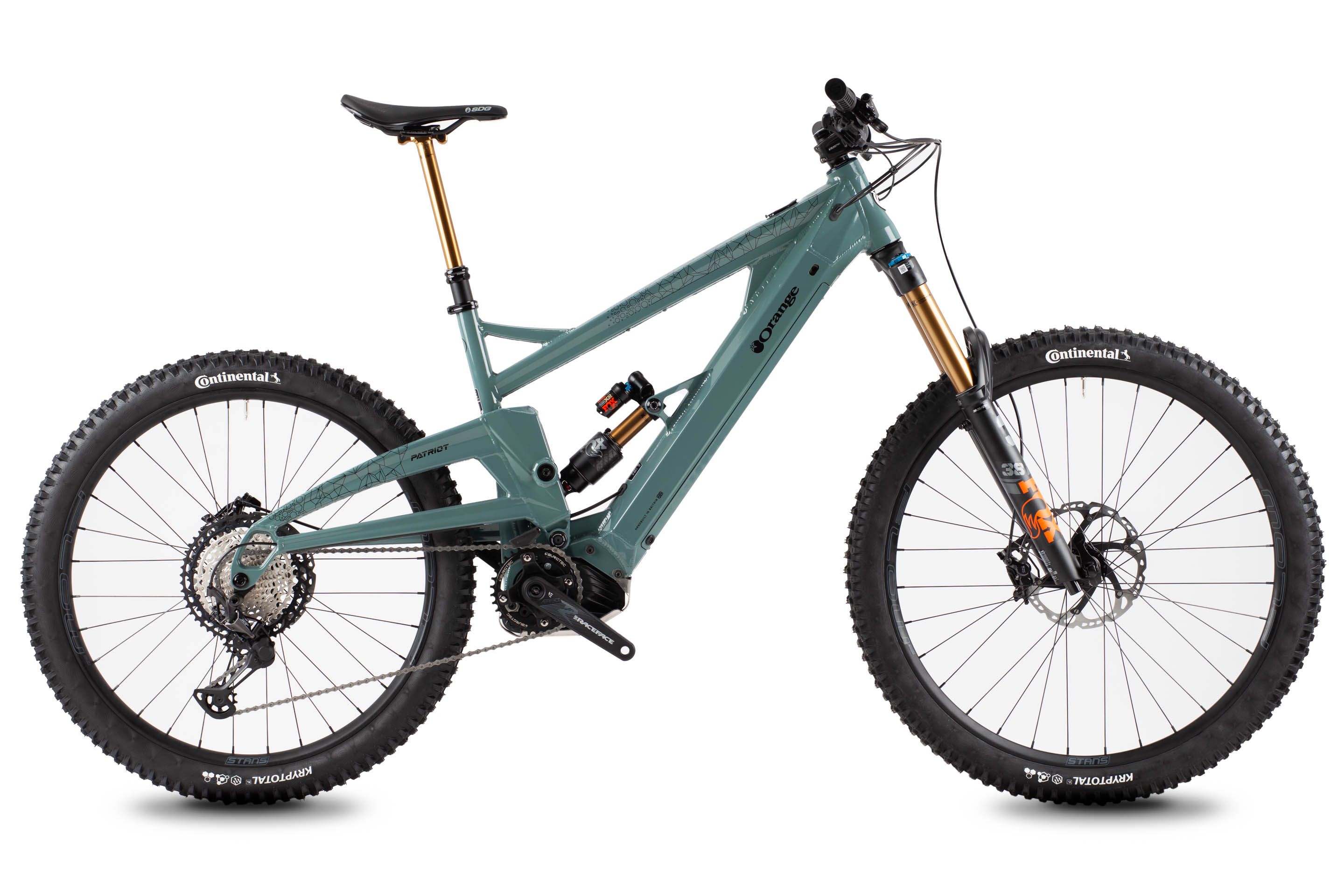 Orange Patriot Factory 2024 Electric Bike - Electric MTB Bikes ...